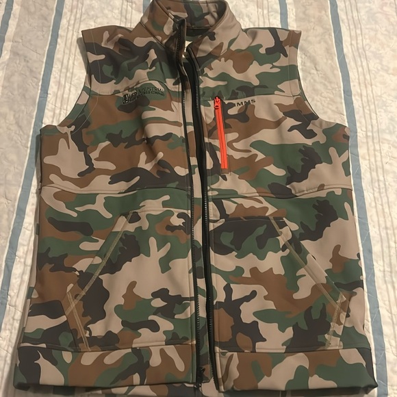Simms | Jackets & Coats | Mens Large Camo Simms Vest | Poshmark